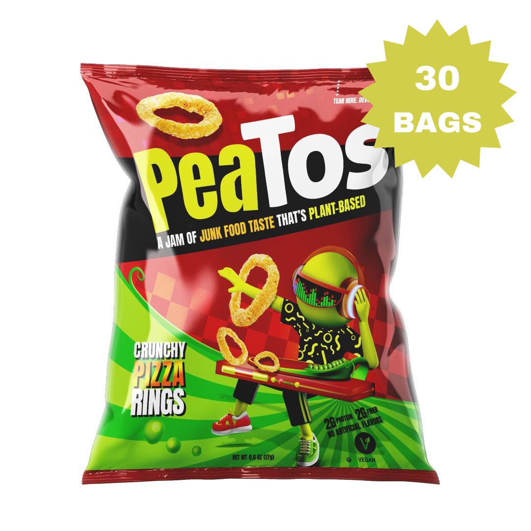 PeaTos® Vegan Cheetos Puffs | Junk Food Taste Made From Peas.